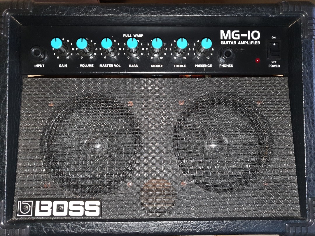 Boss MG-10 Guitar Amplifier, Hobbies & Toys, Music & Media, Musical Instruments on Carousell