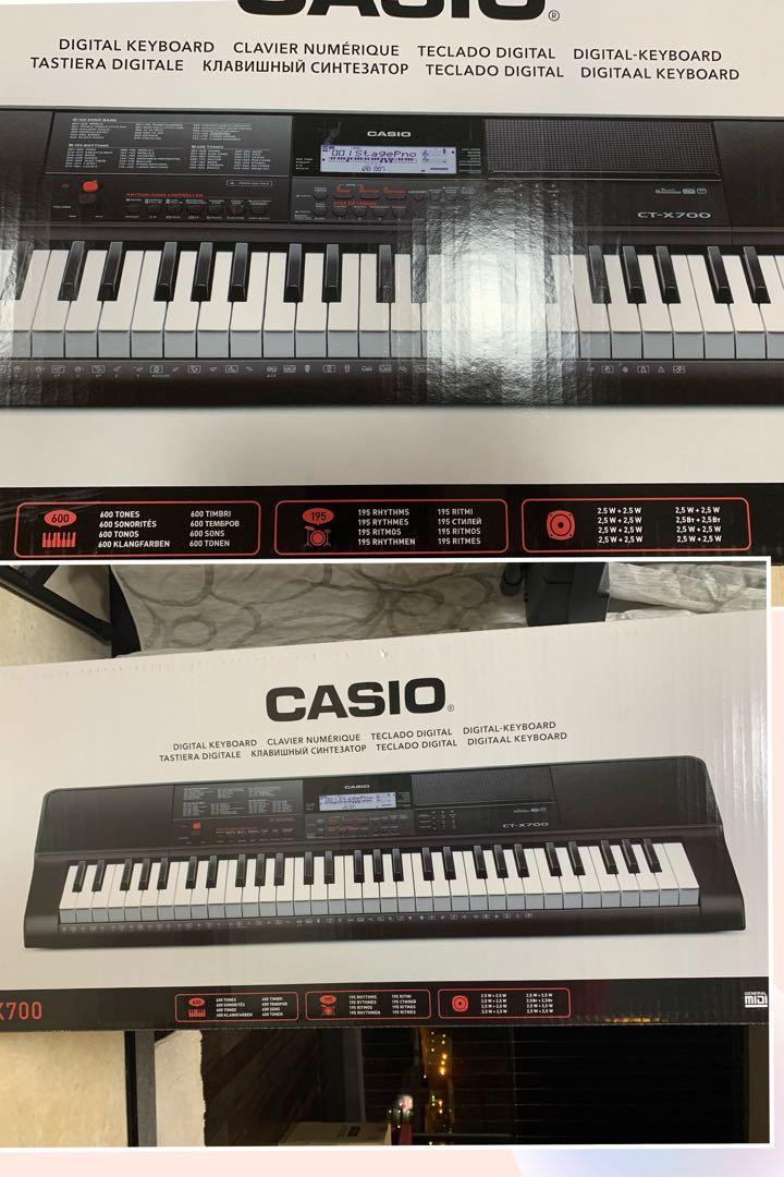 Casio CT-X700 electric digital keyboard, Hobbies & Toys, Music & Media ...
