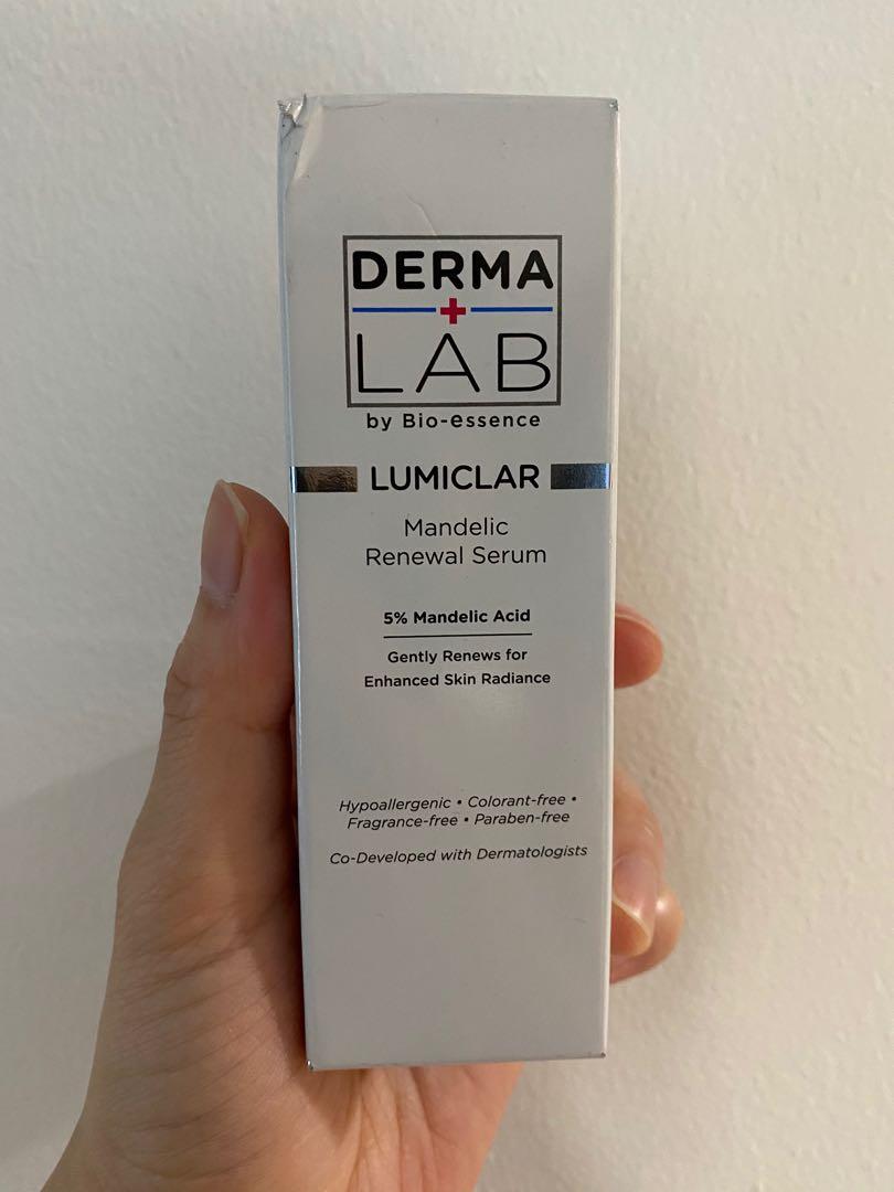 Derma lab by bio essence Lumiclar mandelic renewal serum, Beauty ...