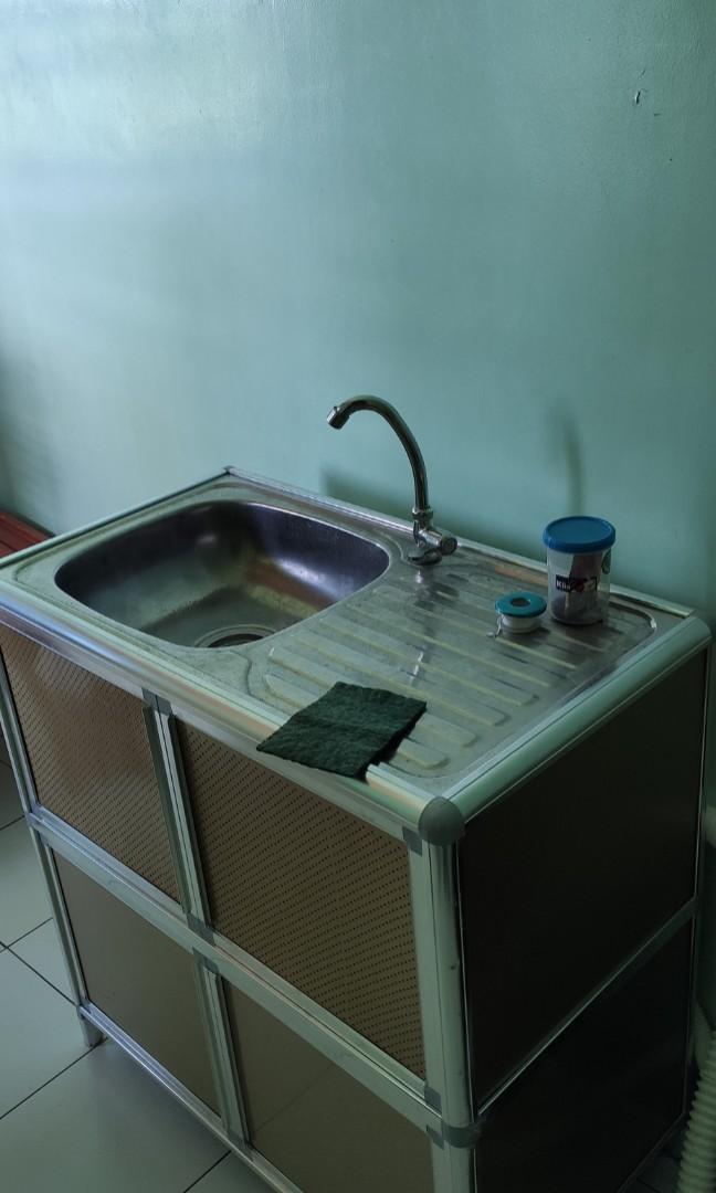 Individual Water sink attached 4 door cabinet ( lababo ng tubig ...