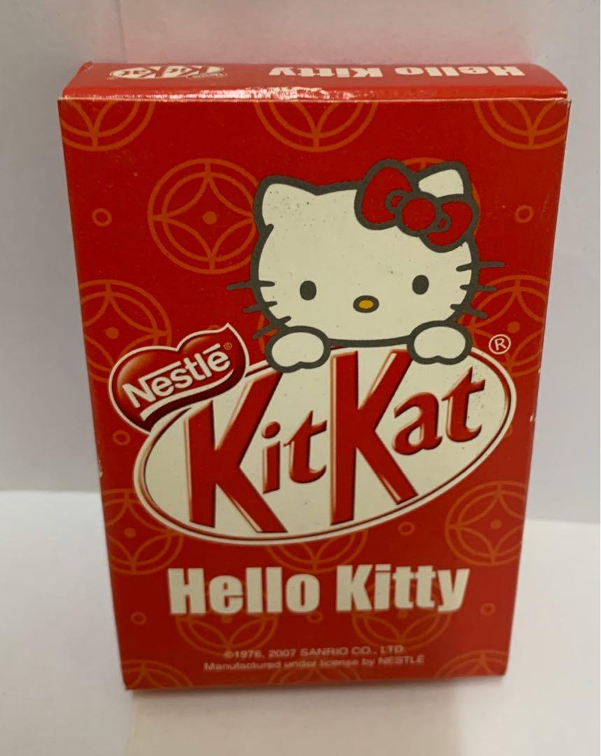 Kit Kat x Hello Kitty 啤牌 Playing Cards 撲克牌 Poker, 興趣及遊戲, 收藏品及紀念品, 明星周邊 ...