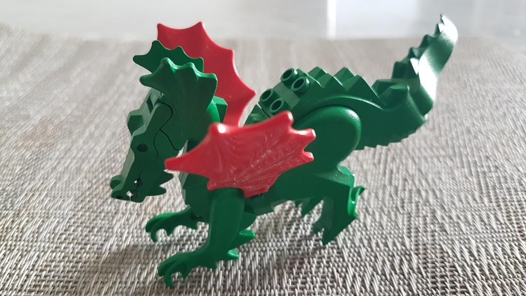 Lego green dragon minifigure, Toys & Games, Bricks & Figurines on Carousell