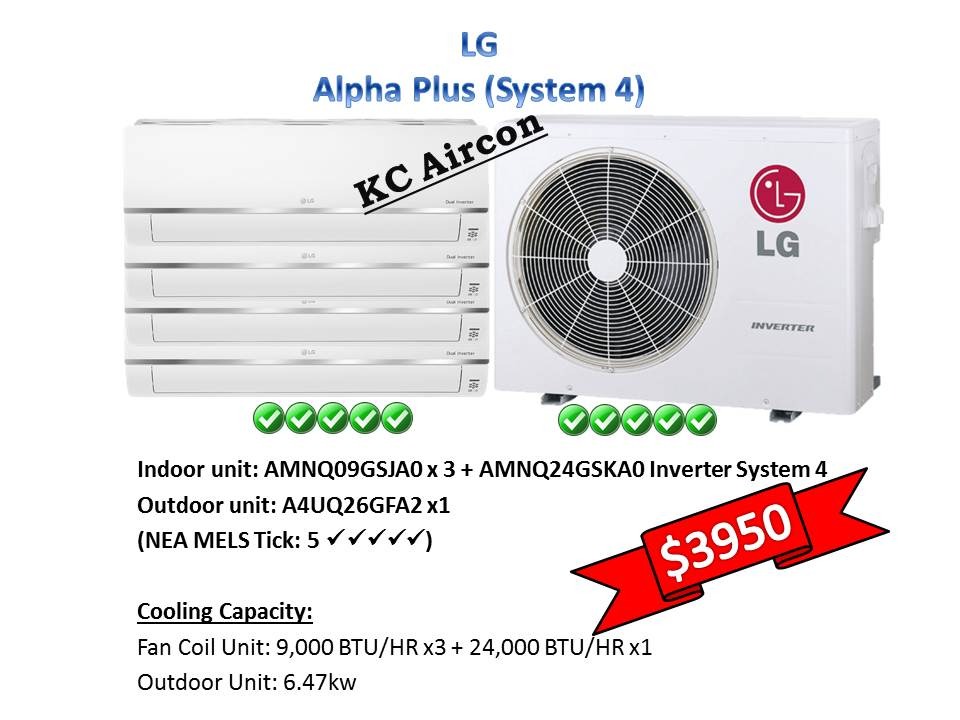 LG Alpha Plus (System 4), TV & Home Appliances, Air Conditioners ...