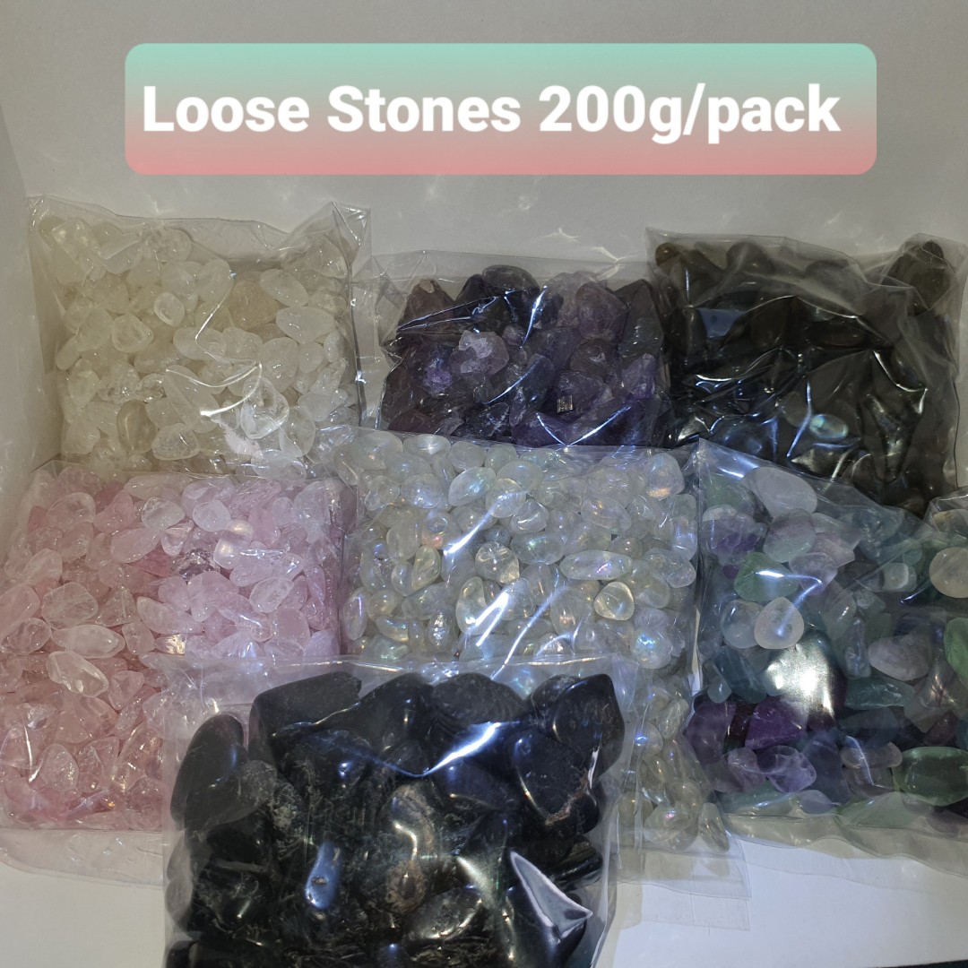 Loose crystal stones 200g/packet, Everything Else on Carousell