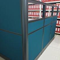 L-Shape Panel Partition & L-Type Table ,Customized, Furniture & Home ...