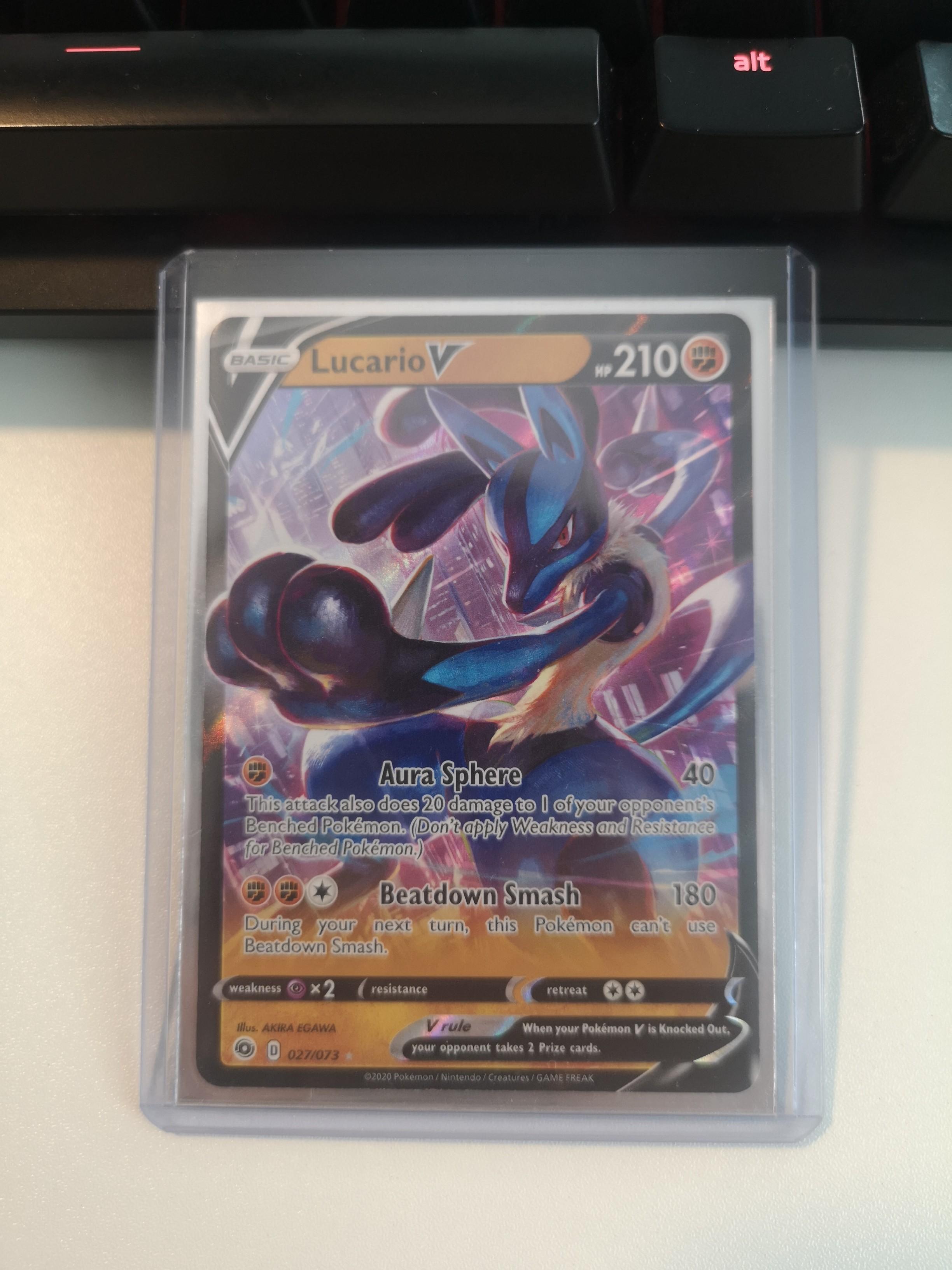 Lucario V, Hobbies & Toys, Toys & Games on Carousell