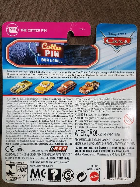 MATTEL Disney Pixar Cars The Cotter Pin, Hobbies & Toys, Toys & Games ...
