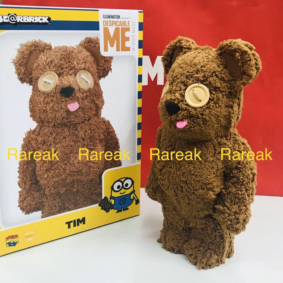 Medicom Bearbrick 2020 The Minions Bob’s Tim bear 400% Minion be@rbrick ...