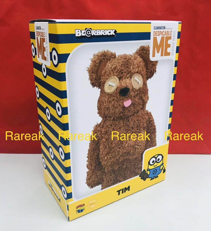 Medicom Bearbrick 2020 The Minions Bob’s Tim bear 400% Minion be@rbrick ...