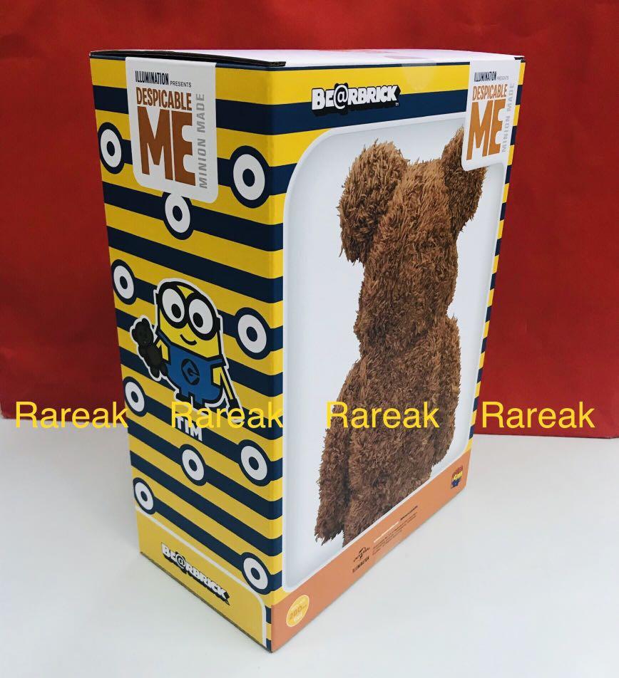 Medicom Bearbrick 2020 The Minions Bob’s Tim bear 400% Minion be@rbrick ...