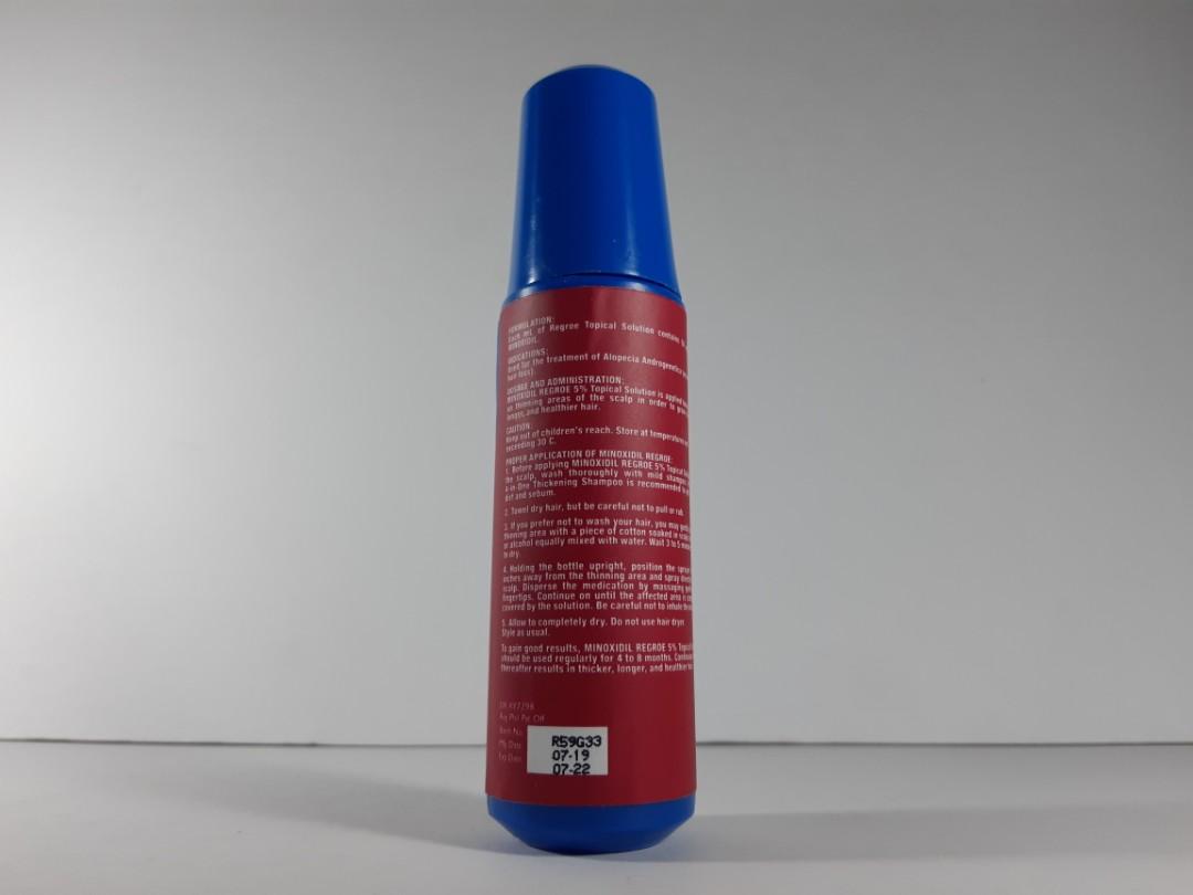 Minoxidil Regroe Hair Regrowth Treatment Topical Solution (50mg) plus ...