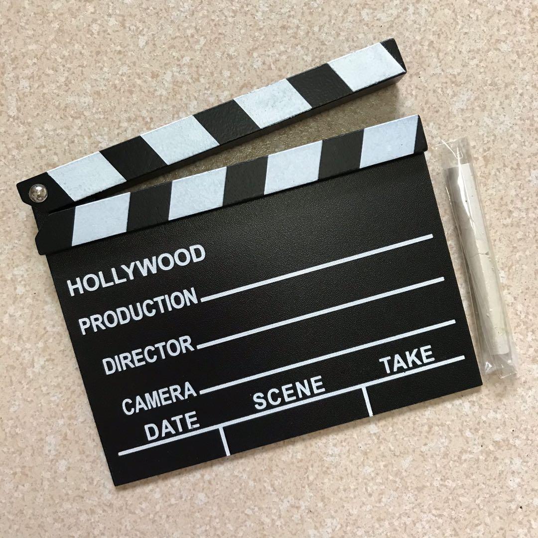 Movie Clapper Board, Design & Craft, Craft Supplies & Tools on Carousell