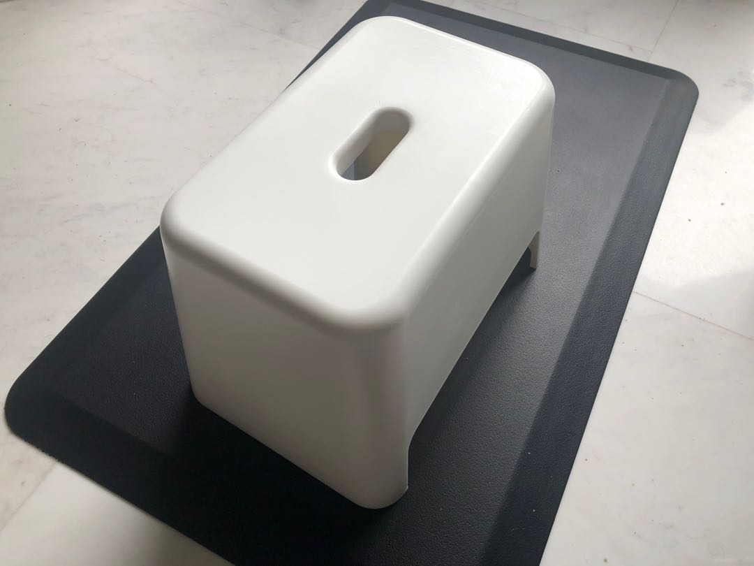 Muji bath stool white, Babies & Kids, Bathing & Changing, Other Baby ...