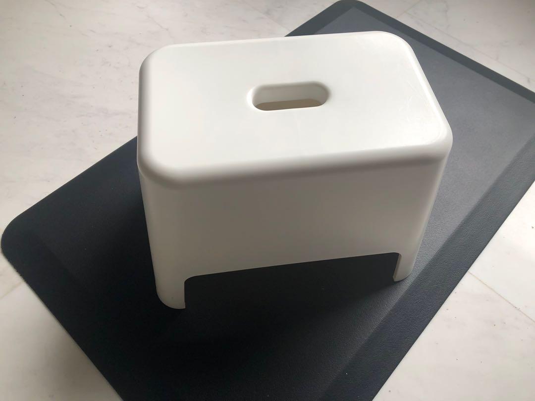 Muji bath stool white, Babies & Kids, Bathing & Changing, Other Baby ...