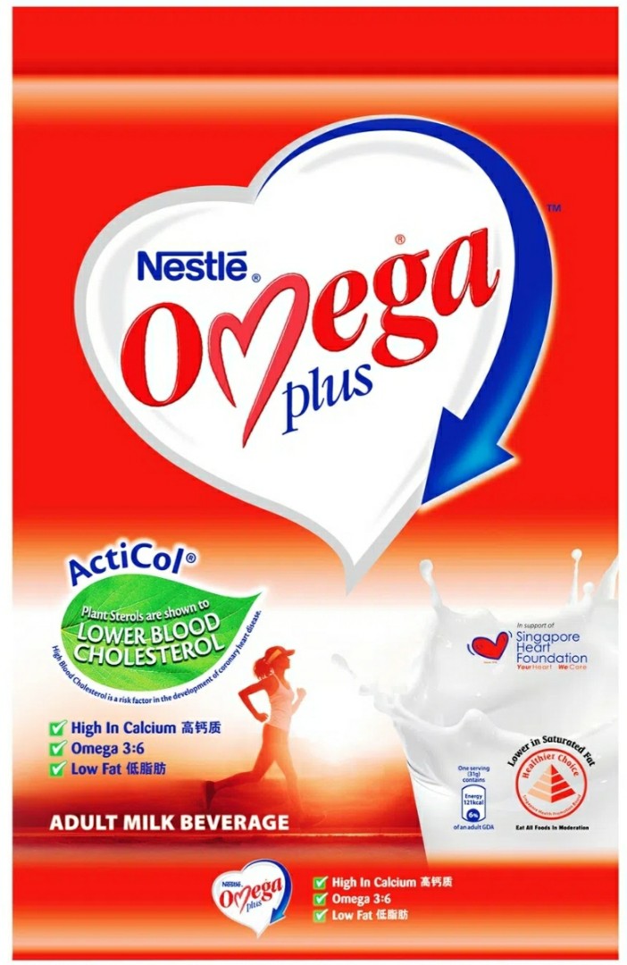 Nestle Omega Plus Adult Milk Powder - ActiCol (1kg) #BedokMRT, Health ...