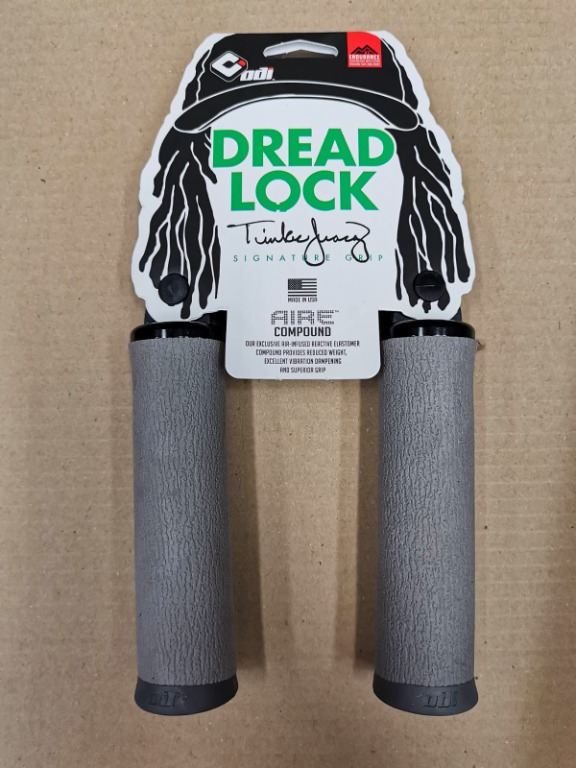 ODI Tinker Juarez Dread Lock On Handlebar Grips (Grey), Sports ...