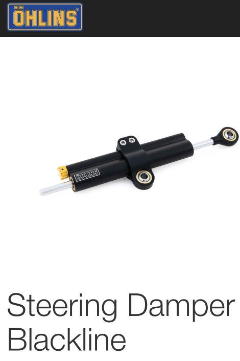 Ohlins Steering Damper Blackline SD007, Motorcycles, Motorcycle ...