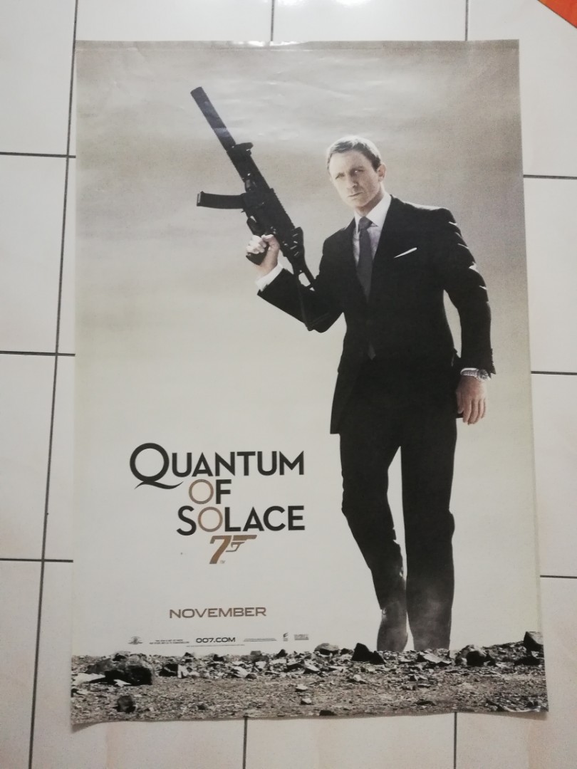 Original Movie Poster James Bond 007 Quantum of Solace Double Sided ...
