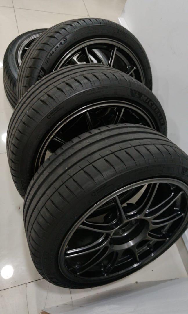 Original TC105X 18 inch rims (5x100), Car Accessories, Tyres & Rims on ...