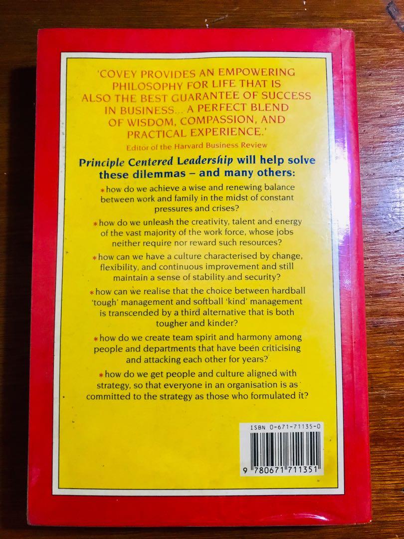 Principle Centered Leadership Stephen Covey Buku Alat Tulis Buku principle-centered-leadership-stephen-covey-buku-alat-tulis-buku