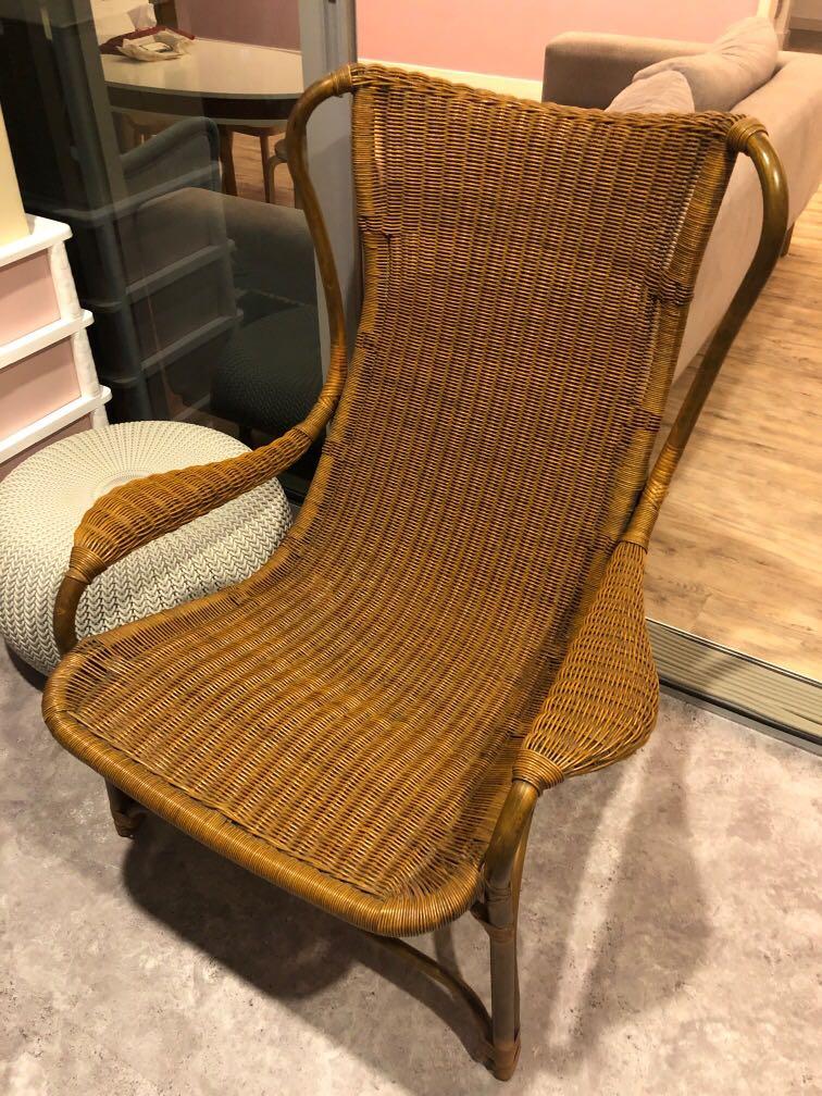 Rattan Chair - rustic, Furniture & Home Living, Furniture, Chairs on ...