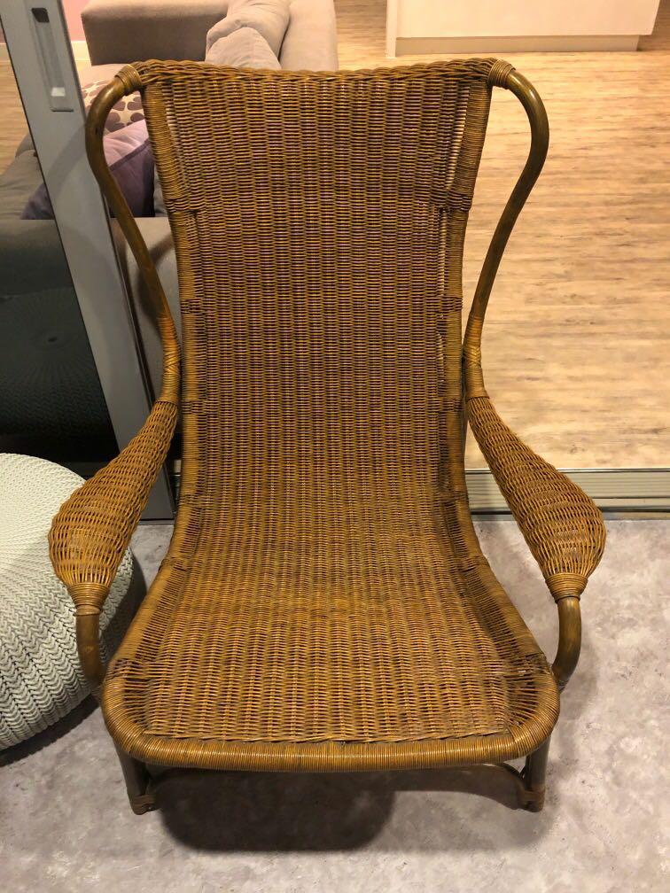 Rattan Chair - rustic, Furniture & Home Living, Furniture, Chairs on ...