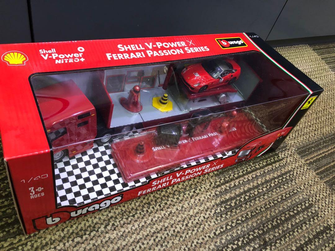 Shell race car set, Hobbies & Toys, Toys & Games on Carousell