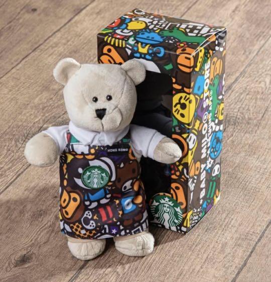 Starbucks x Baby Milo Teddy Bear, 興趣及遊戲, 玩具 & 遊戲類 - Carousell