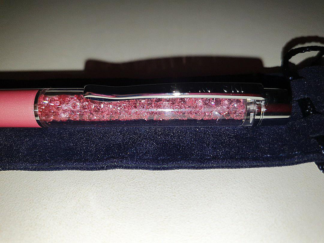Swarovski pink crystal pen, Hobbies & Toys, Stationery & Craft, Craft ...
