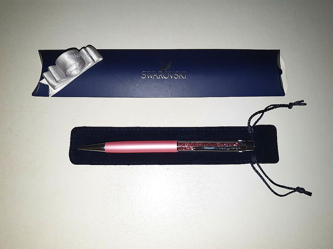 Swarovski pink crystal pen, Hobbies & Toys, Stationery & Craft, Craft ...