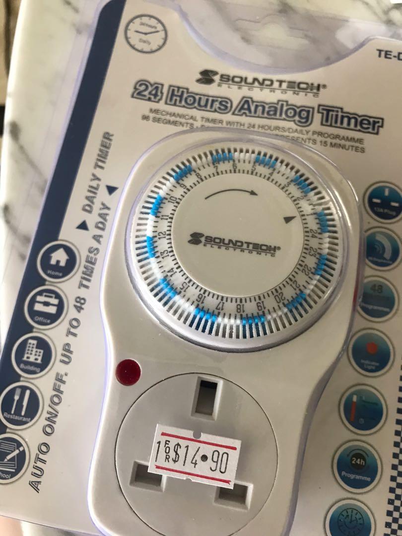 Timer Plug, TV & Home Appliances, Electrical, Adaptors & Sockets on ...