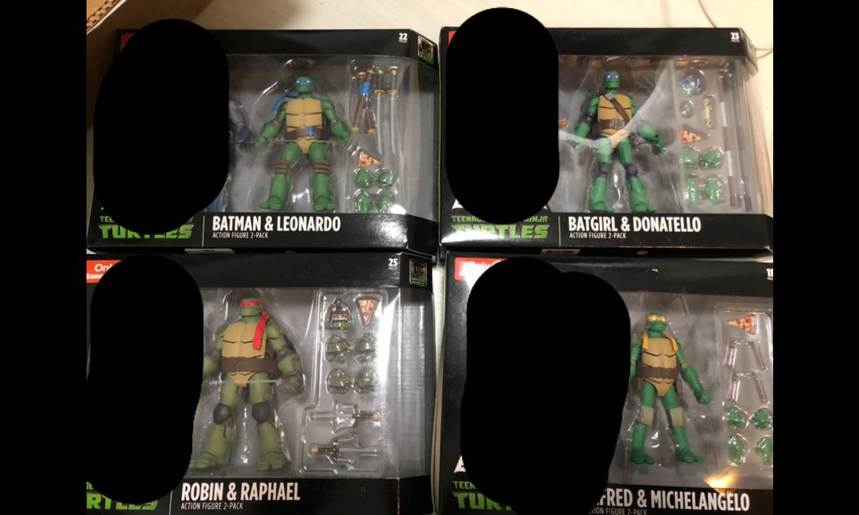 TMNT set (Batman VS TMNT), Hobbies & Toys, Toys & Games on Carousell