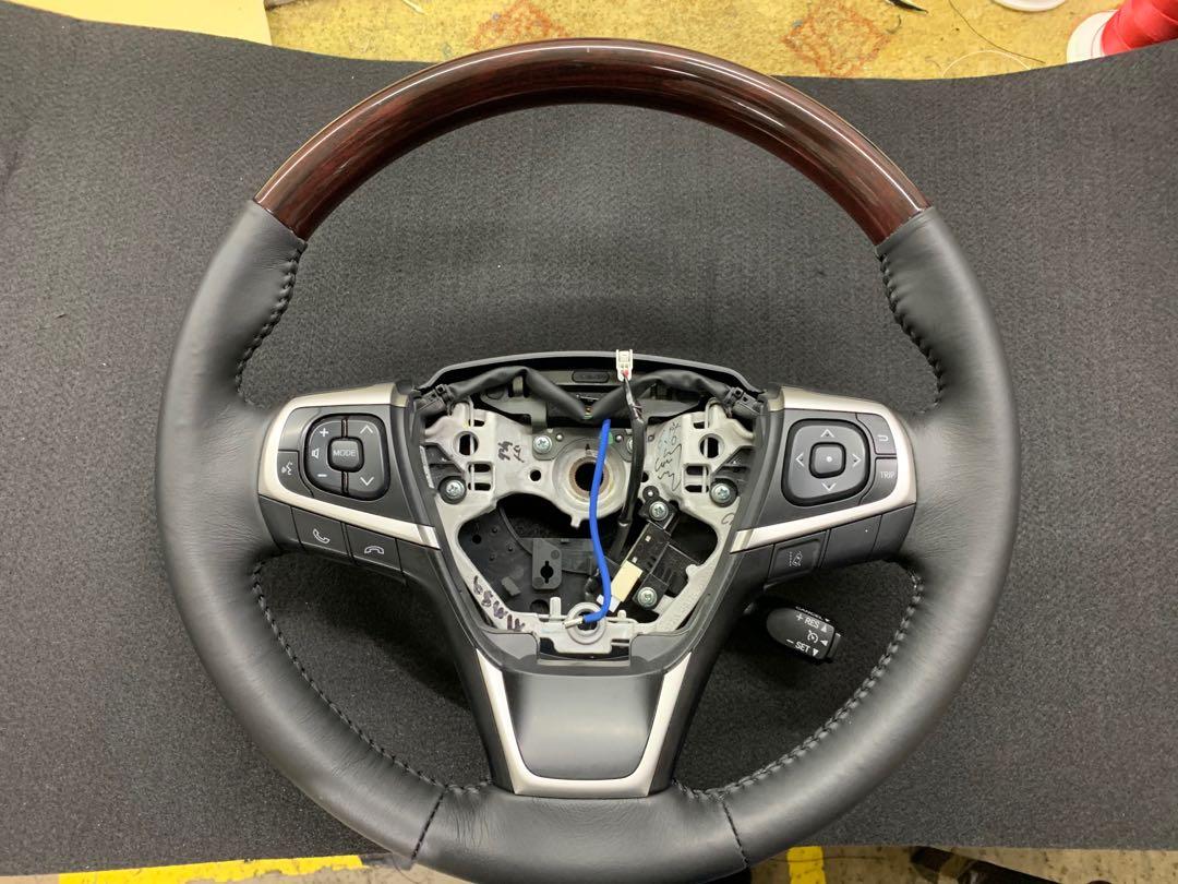 Toyota harrier steering rewrap, Car Accessories, Accessories on Carousell