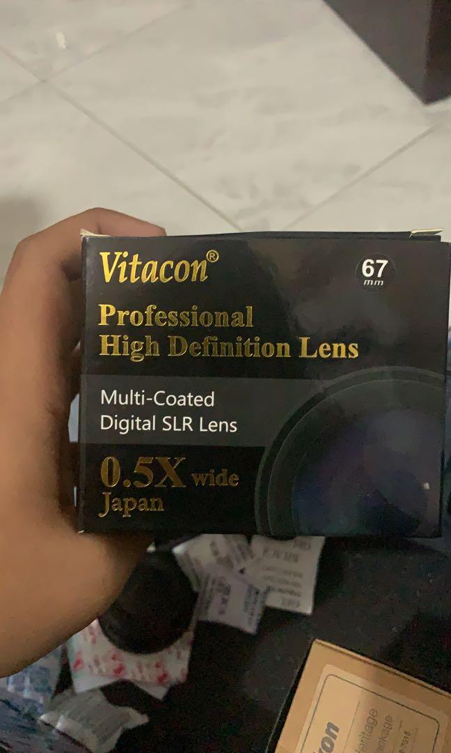 Vitacon 0.5x wide and macro, Photography, Lens & Kits on Carousell