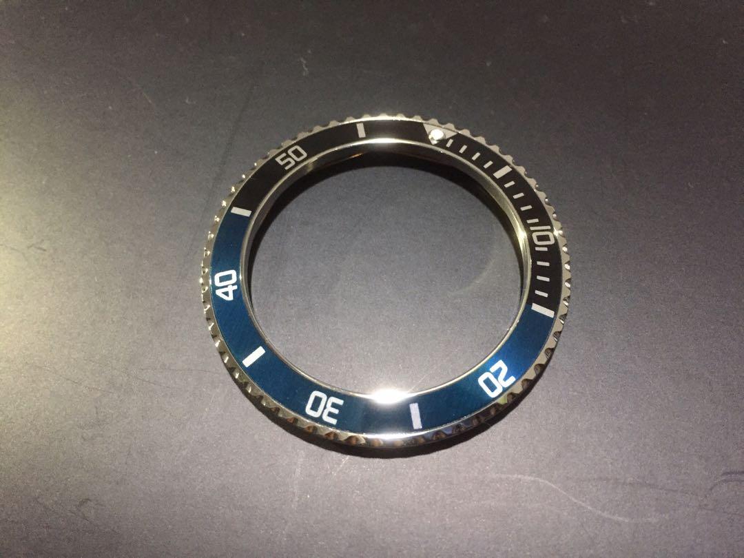 Vostok black & blue (Batman) Diver bezel, for Amphibia and komandirskie ...