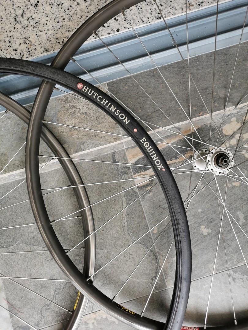 Wheelset Road Bike Matrix ISO C-II Clincher 700c QR Shimano RX100 Hub 7 ...
