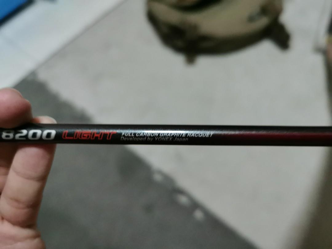 YONEX Carbonex 8200 Badminton racket, Sports Equipment, Sports & Games ...