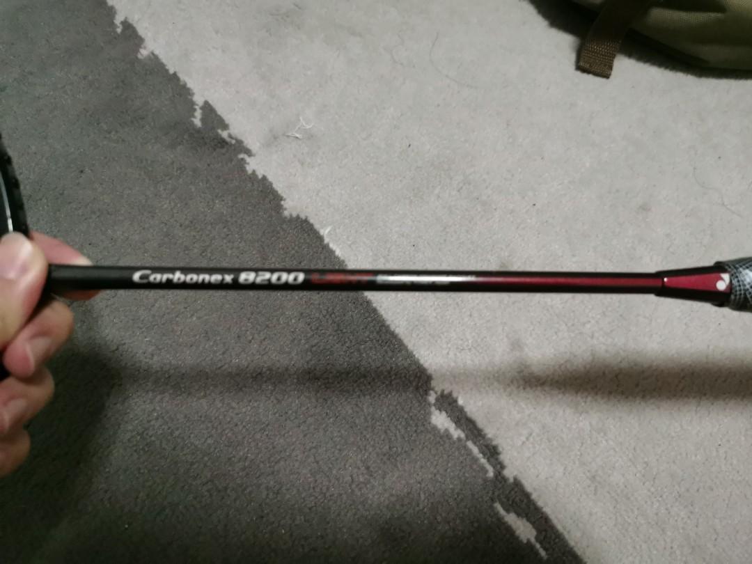 YONEX Carbonex 8200 Badminton racket, Sports Equipment, Sports & Games ...