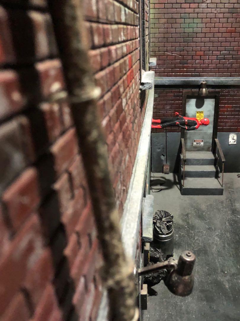 1/12 Scale Alleyway Diorama for Marvel Legends, Figma, SHF, Mafex ...