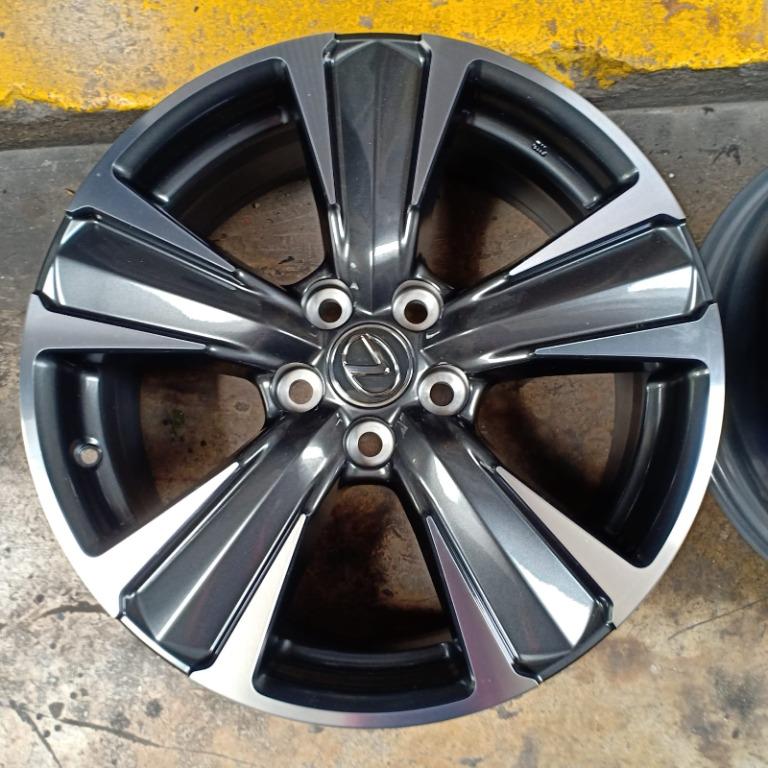 18" Lexus Original rims, Car Accessories, Tyres & Rims on Carousell