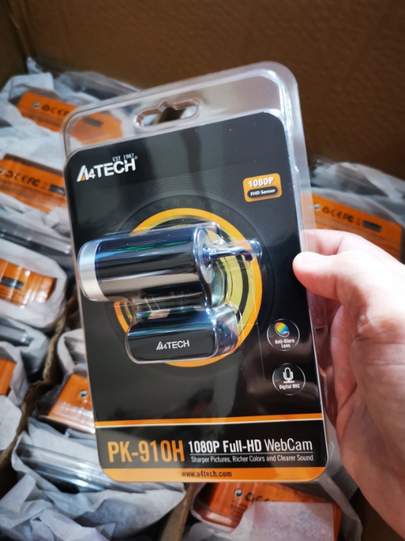 A4Tech PK-910H Full HD 1080P Web Camera with Built-in Mic, Computers ...