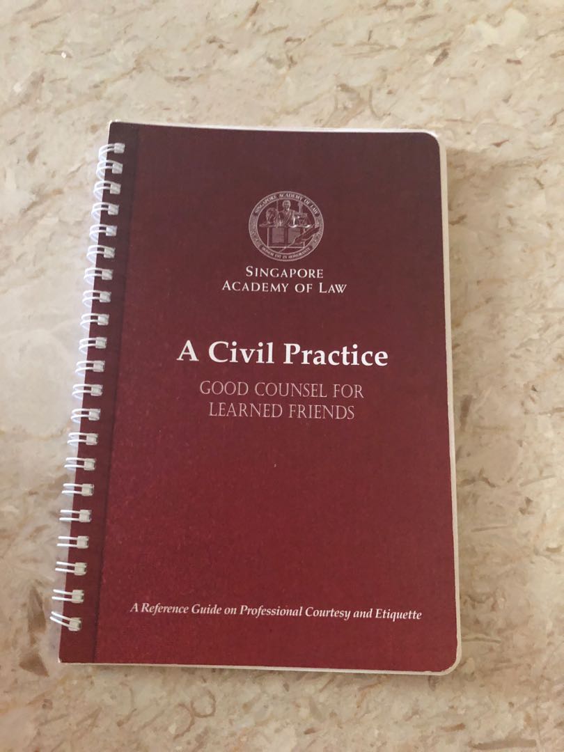 A Civil Practice - Good Counsel for Learned Friends - Vinodh ...
