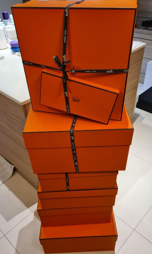 Authentic Hermes Boxes, Women's Fashion, Bags & Wallets, Purses ...