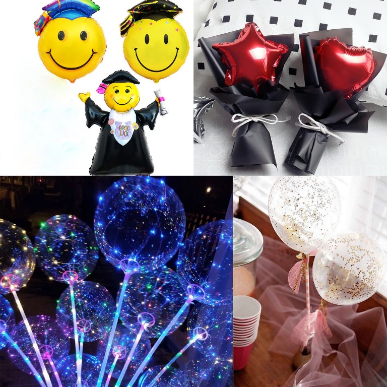 Balloons With Light-Graduation Balloons-Congratulation Balloons-Party ...