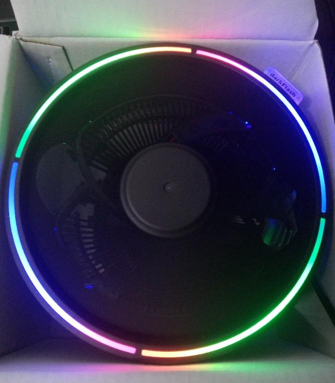 DarkFlash DarkVoid Top-Flow CPU Cooler RGB HSF, Computers & Tech, Parts ...