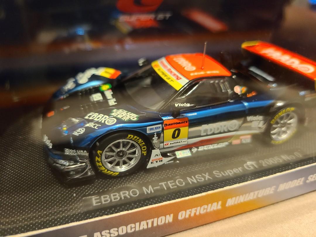 EBBRO 1/43 M-TEC NSX SUPER GT 2005, 興趣及遊戲, 收藏品及紀念品, 明星周邊 - Carousell