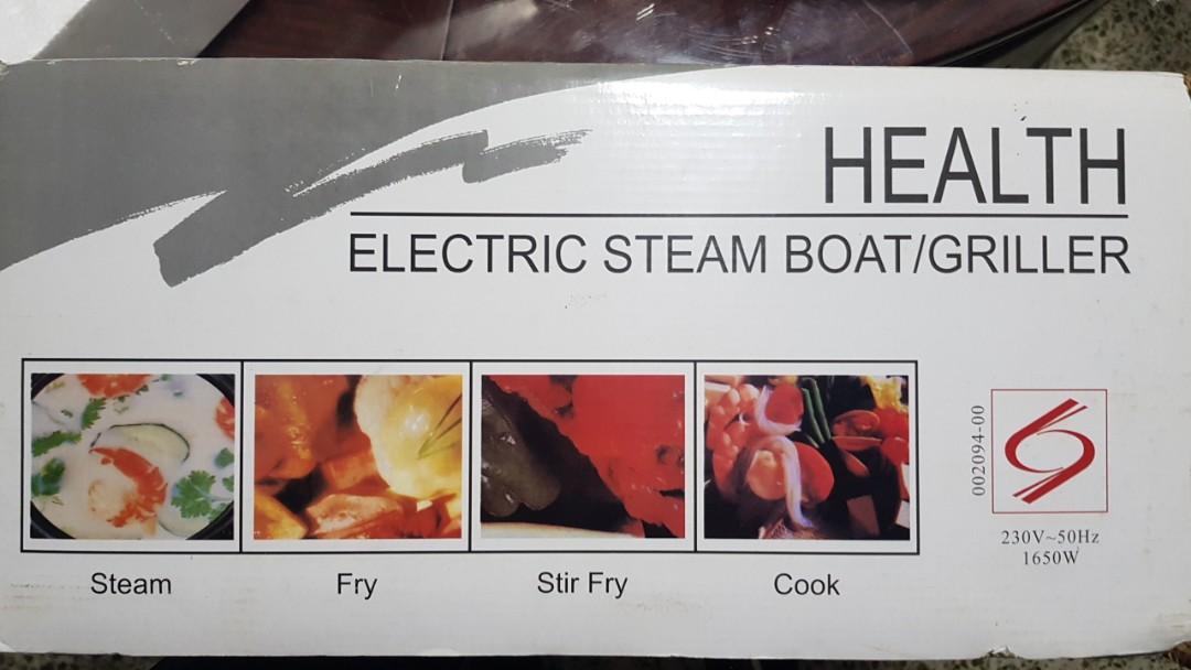 Electric Steam Boat/ Griller, TV & Home Appliances, Kitchen Appliances ...