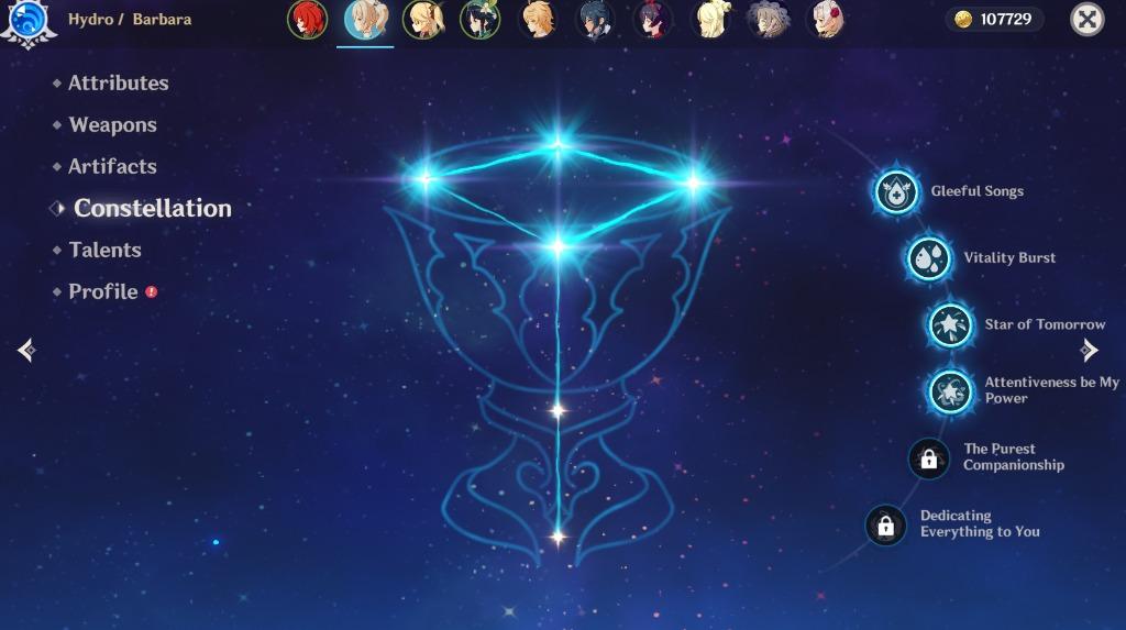 Genshin Impact Asia AR36 5*s Diluc & Venti 4*s Barbara at +4 ...