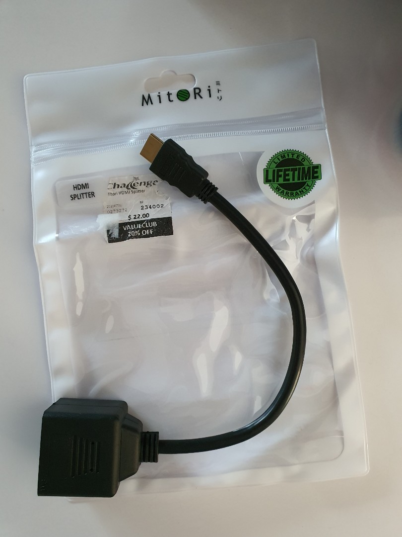 HDMI splitter from Challenger, Computers & Tech, Parts & Accessories ...