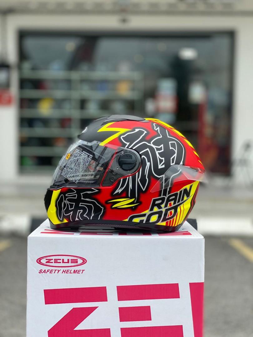 Helmet Zeus GJ 811, Motorbikes on Carousell